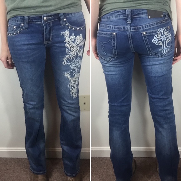 Montana West | Jeans | Trinity Ranch Embellished Jeans Boot Cut | Poshmark